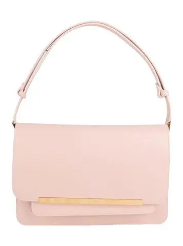 N°21 Leather Flap Handbag With Top Handle - Pink