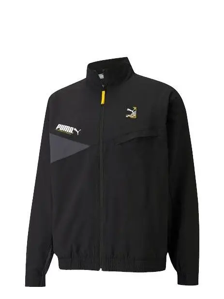 PUMA International Winterized Woven Jacket - Black/grey