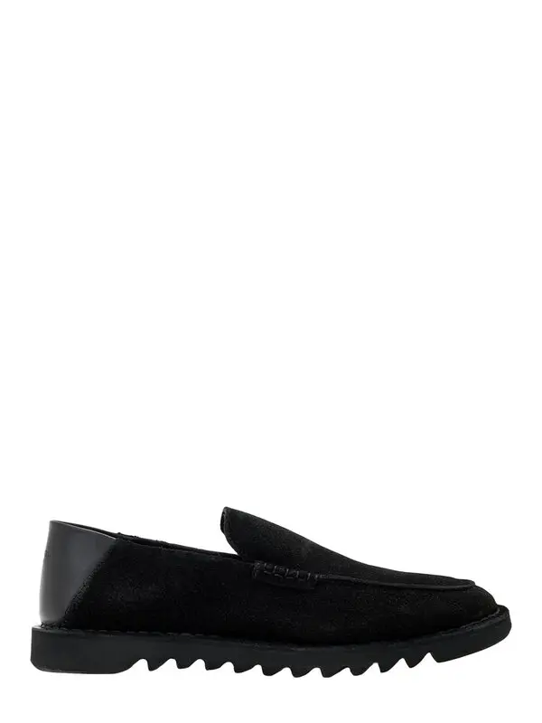 ALLSAINTS Suede Slix Loafers - Black