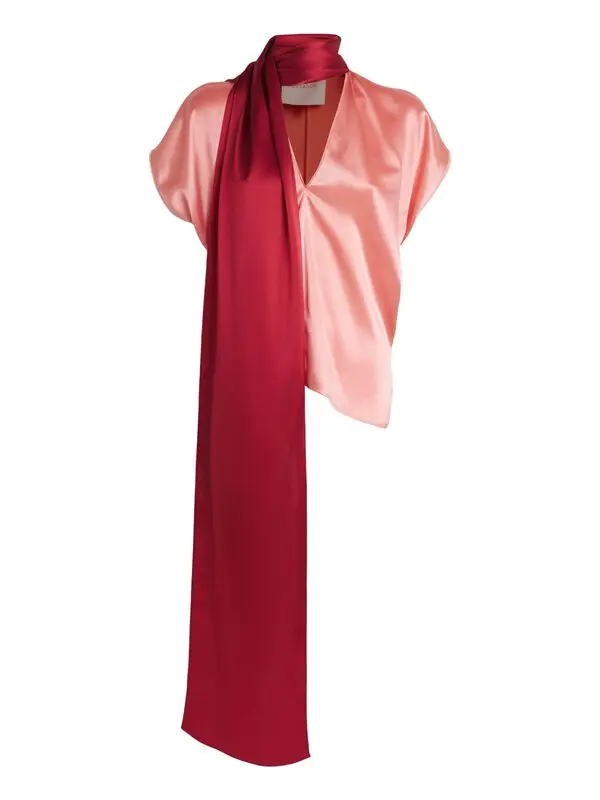 ROKSANDA Nava Satin Top - Pink