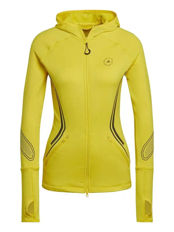 Adidas By Stella Mccartney Truepace Midlayer Cold.rdy Jacket - Yellow
