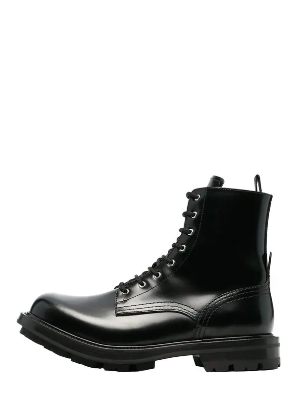 Alexander McQueen Worker Boot - Black