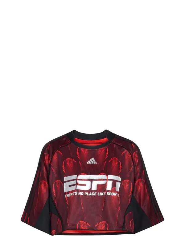 Adidas Crop Jersey - Red/black