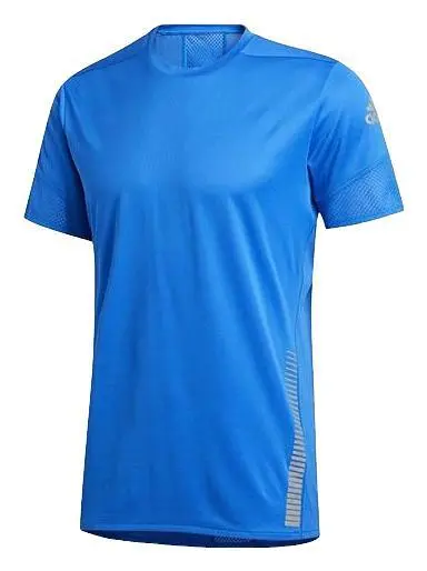Adidas 25/7 Tee Runr Running Short Sleeve - Blue