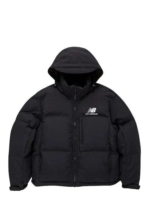 NEW BALANCE Down Casual Jacket - Black/white