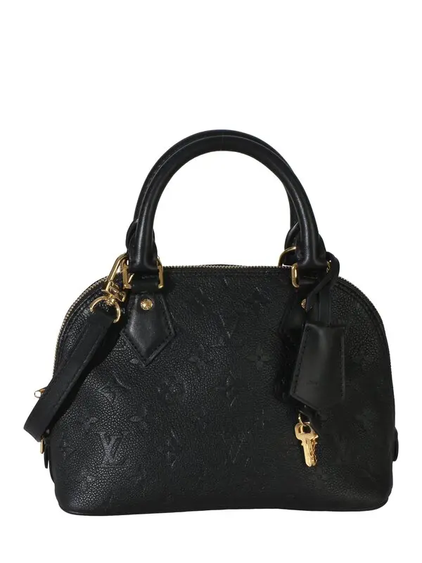 LOUIS VUITTON Monogram Empreinte Neo Alma Bb Bag - Black