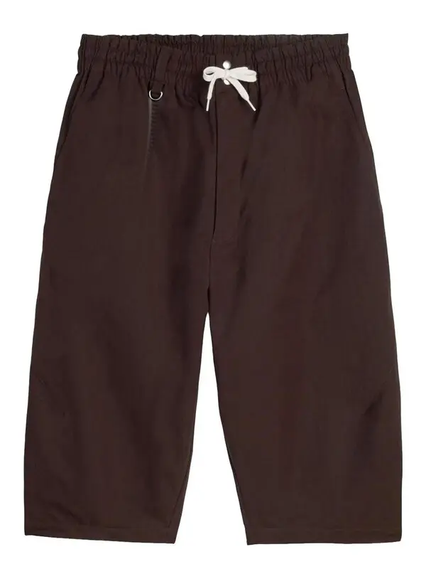 Adidas X Wales Bonner X Y3 Rip Shorts - Aurora Coffee