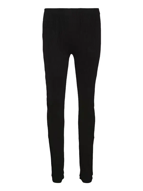 Alexander Wang Ribbed Texture Trousers - Black