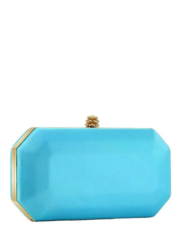 Tyler Ellis Small Perry Clutch Bag - Blue