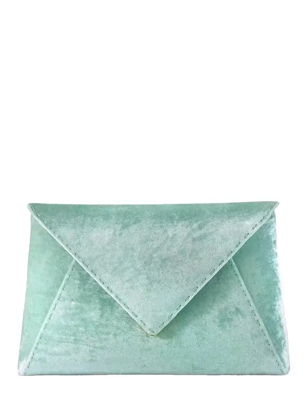 Tyler Ellis Large Lee Pouchet Clutch Bag - Green