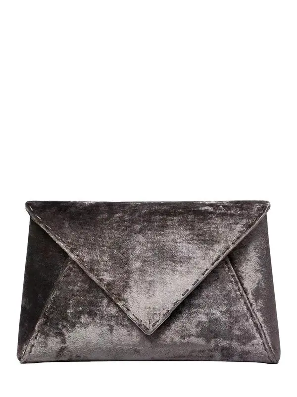 Tyler Ellis Small Lee Pouchet Clutch Bag - Grey