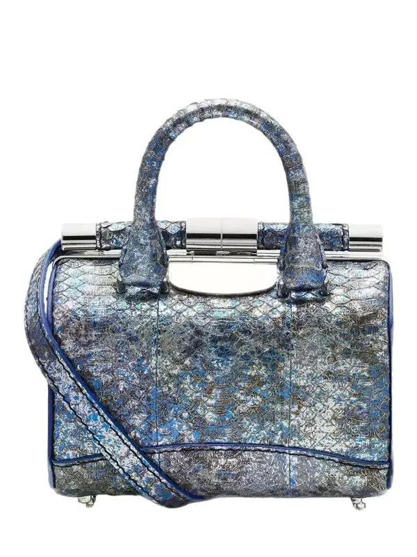 Tyler Ellis Micro Jamie Doctor Tote Mini Bag - Blue
