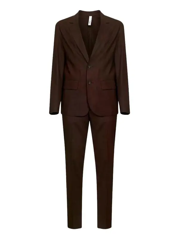HEVO Galatina Single-breasted Suit - Brown