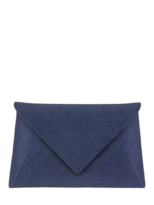 Tyler Ellis Large Lee Pouchet Clutch Bag - Blue