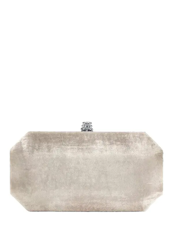 Tyler Ellis Perry Clutch Bag - White