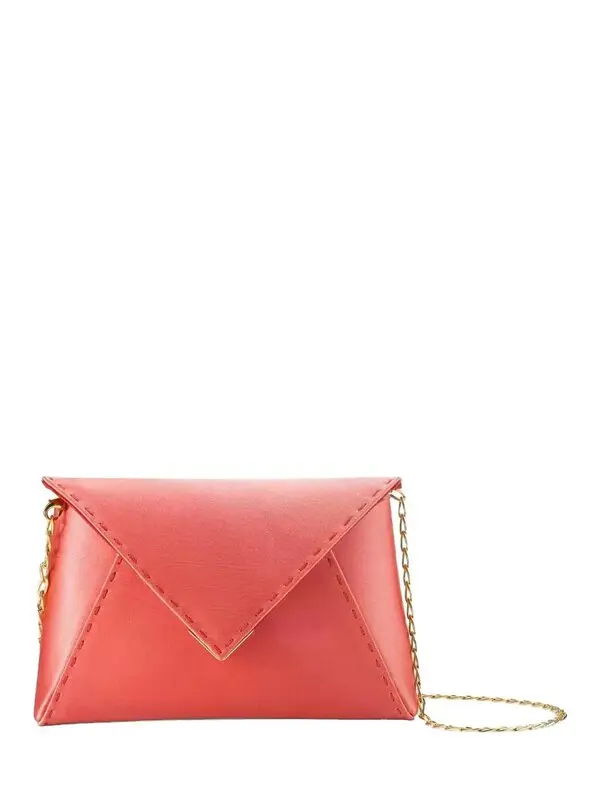 Tyler Ellis Small Lee Pouchet Clutch Bag - Orange