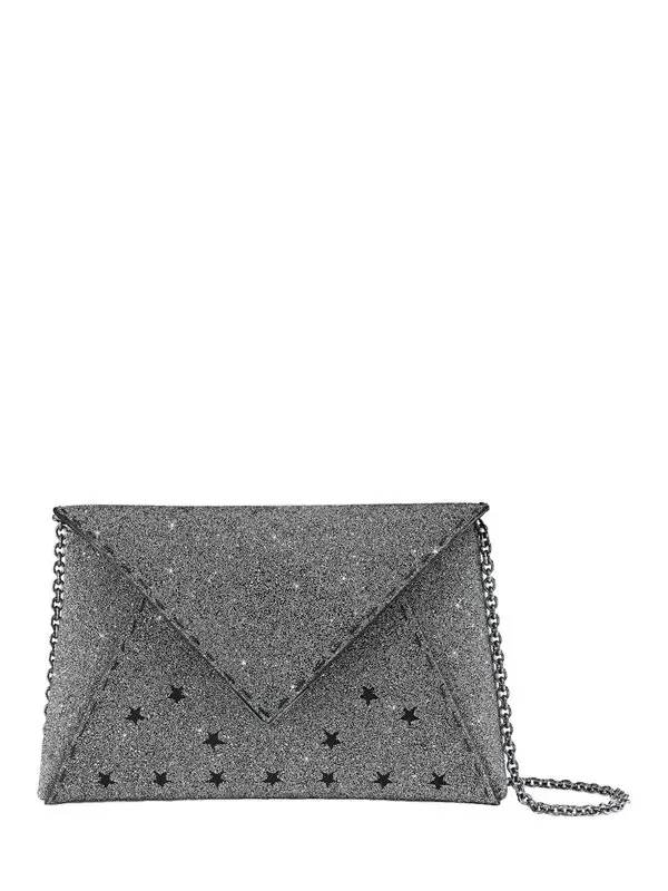 Tyler Ellis Small Lee Pouchet Clutch - Silver