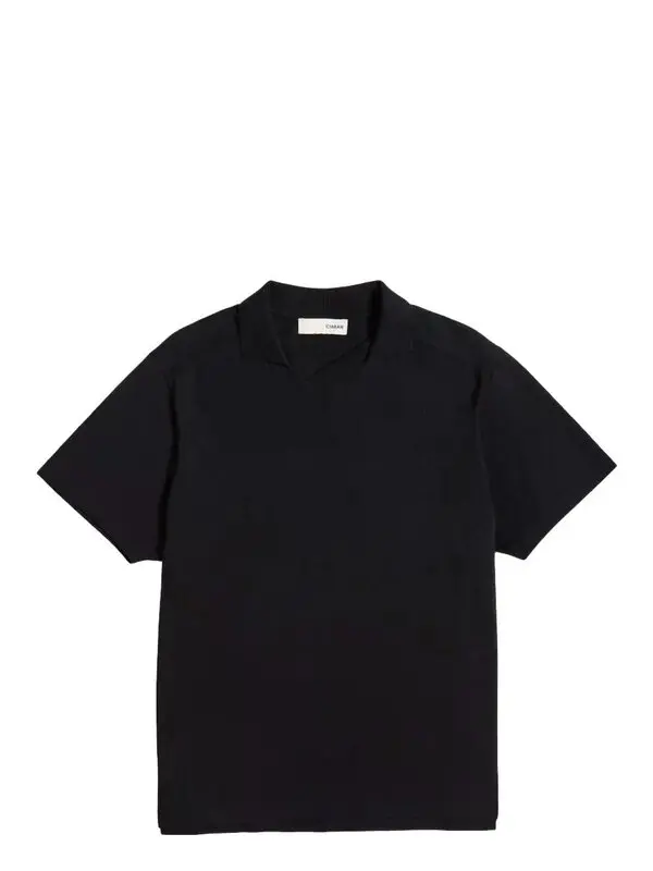 CIARAN Polo Collar T-shirt - Black