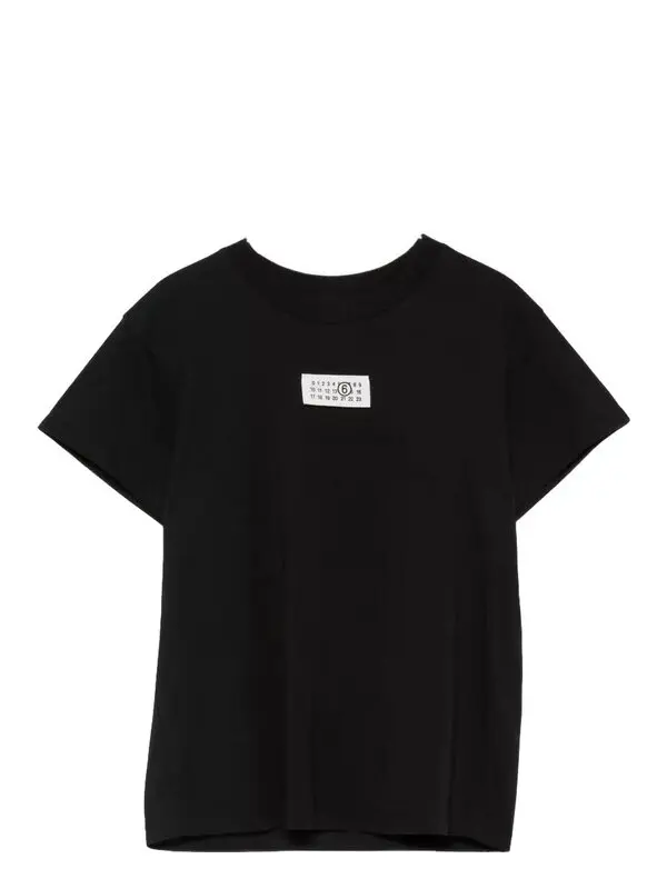 MAISON MARGIELA Logo Patch T-shirt - Black