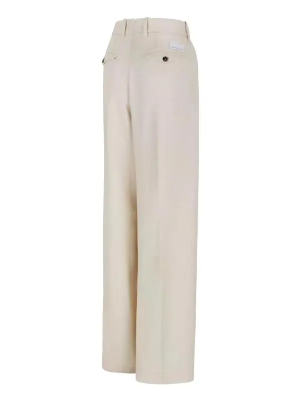 NINE:INTHE:MORNING Wide-leg Trousers - Neutrals