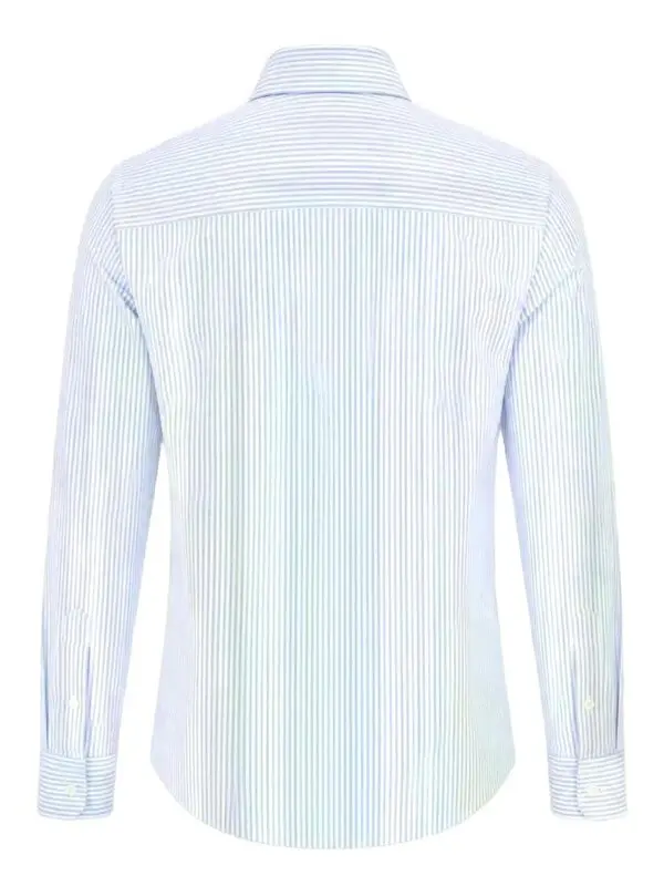 XACUS Striped Long-sleeve Shirt - Blue