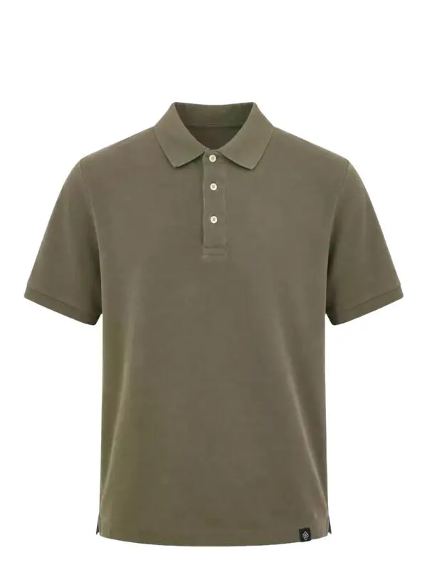 GRAN SASSO Short-sleeve Polo Shirt - Green