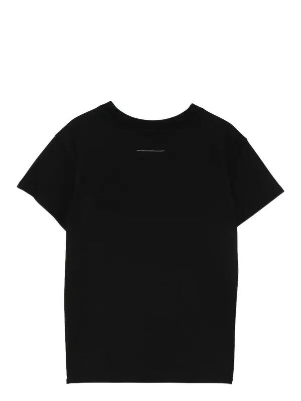 MAISON MARGIELA Logo Patch T-shirt - Black
