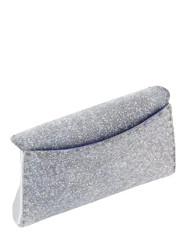 Tyler Ellis Small Lee Pouchet Clutch Bag - Silver