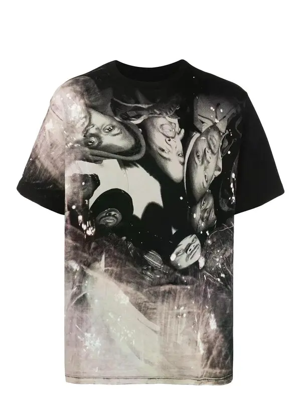 424 Wu-tang-print T-shirt - Grey