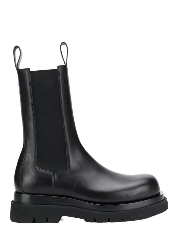 Bottega Veneta Lug Sole Chelsea Boots - Black