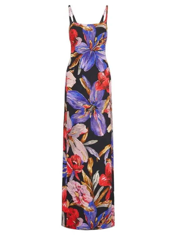 Dries Van Noten Sleeveless Maxi Dress - Multicolor