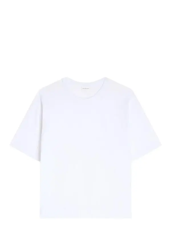 Dries Van Noten Crewneck T-shirt With Short Sleeves - White