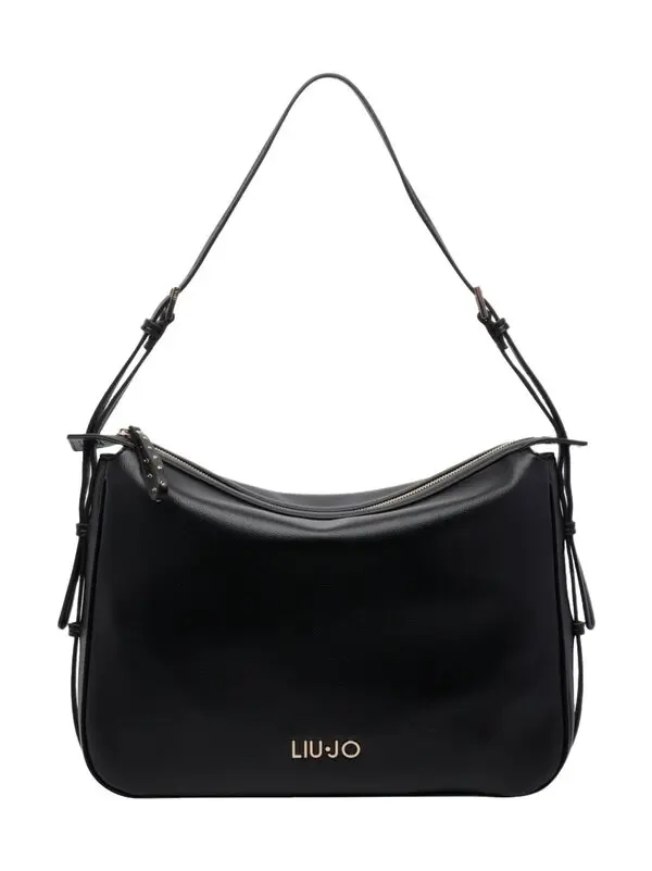 Liu Jo Logo Zip Shoulder Bag - Black