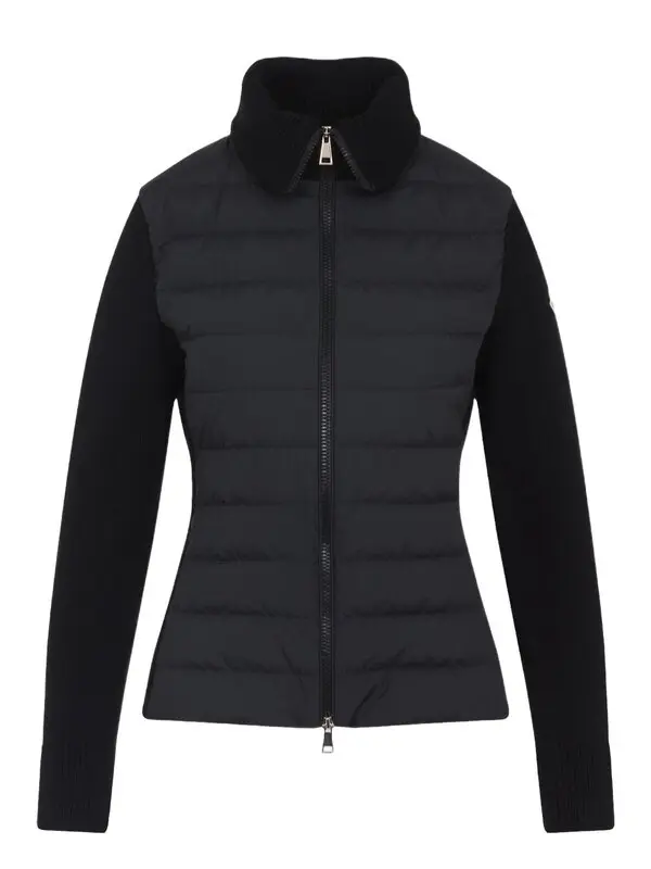 Moncler Padded Zip-up Padded Jacket - Black