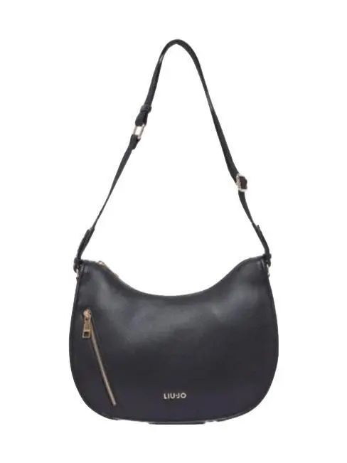 Liu Jo Medium Zip-up Hobo Bag - Black