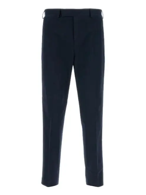 PT TORINO Rebel Flat-front Trousers - Navy