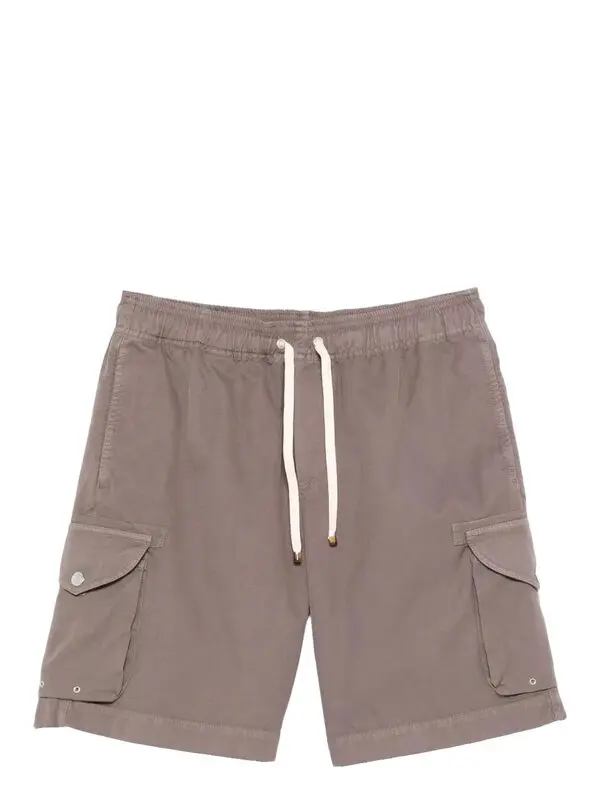 Brunello Cucinelli Cargo Drawstring Shorts - Gray