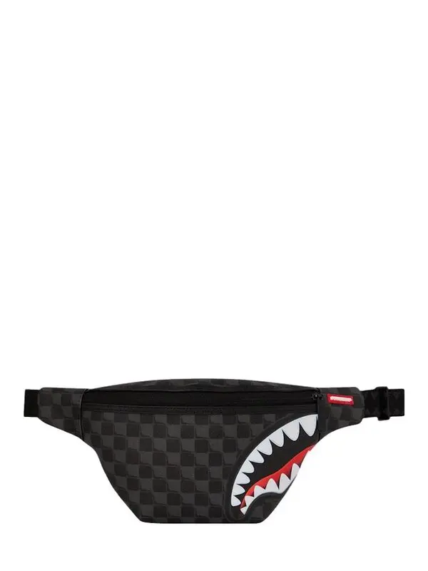 SPRAYGROUND Checked Savvy Crossbody Bag - Black