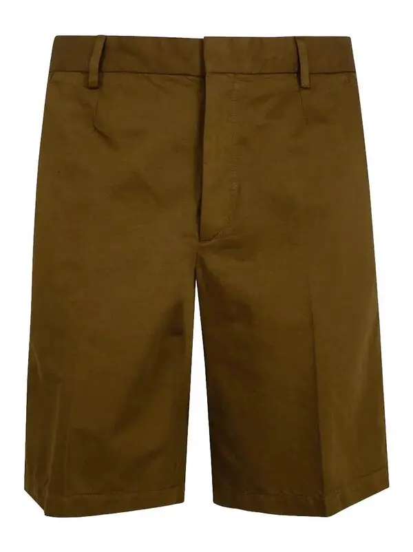 Zegna Cotton And Linen Leisurewear Trousers - Brown