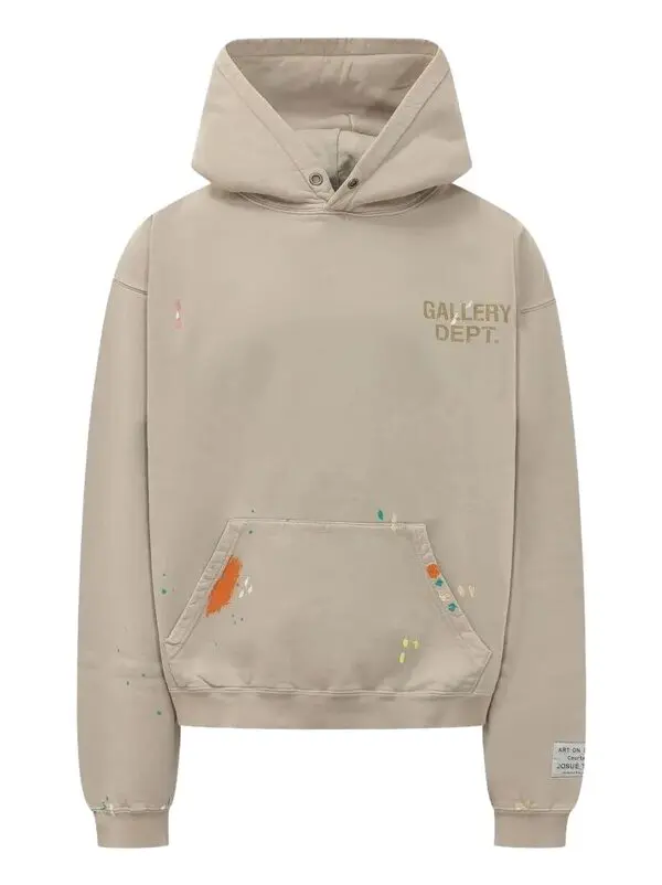 GALLERY DEPT. Gd" Paint Logo Hoodie - Gray