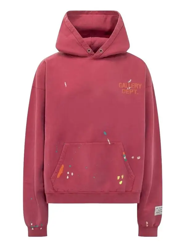 GALLERY DEPT. Gd" Paint Logo Hoodie - Red