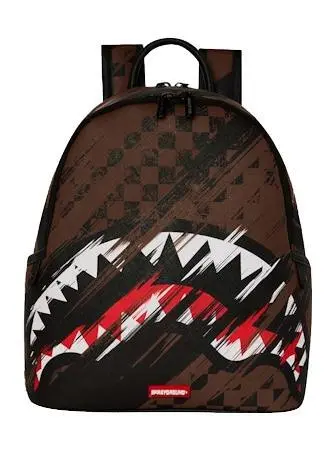 SPRAYGROUND Smeared Grunge Savage Backpack - Brown