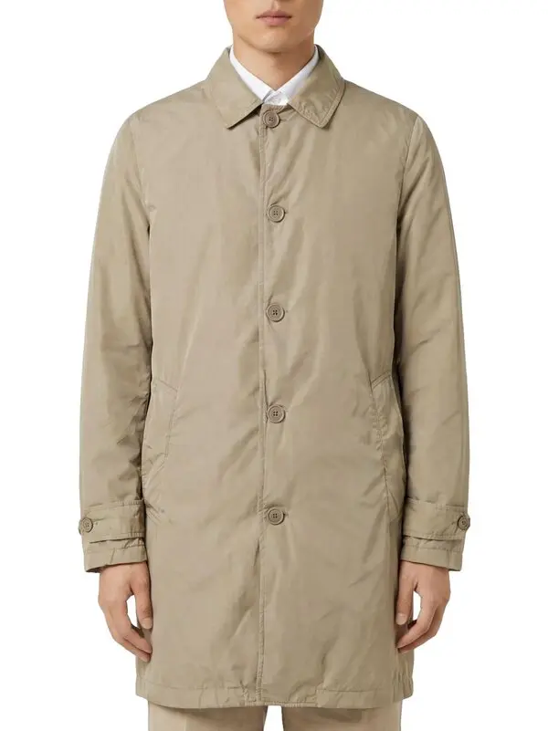 Aspesi Short Technical Trench Coat - Beige