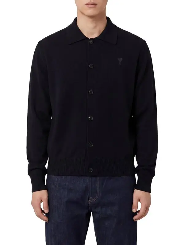 Ami Cardigan Sweater - Black 1