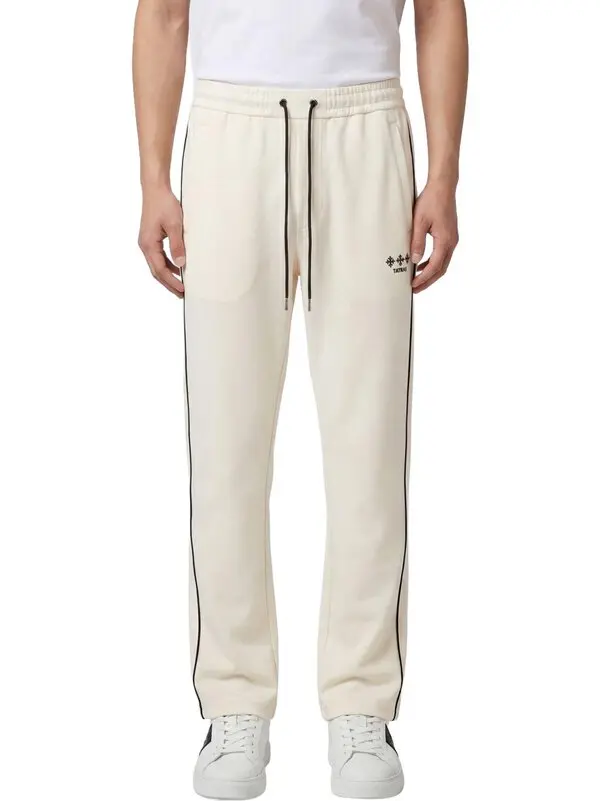 TATRAS Track Pants With Contrast Piping - Ivory