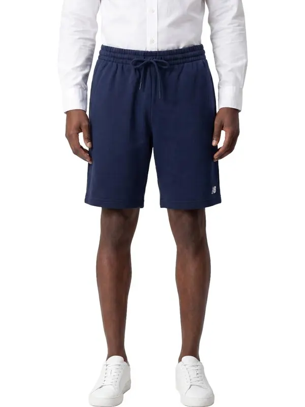 NEW BALANCE 100% Cotton Jogging Shorts - Blue