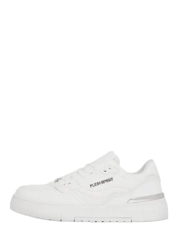 PLEIN SPORT Apollo-1 Mesh And Polyester Sneakers - White