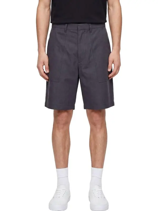 LARDINI Tailored Shorts - Charcoal