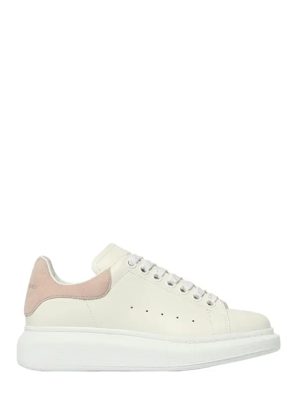 Alexander McQueen Leather Sneakers - White 1