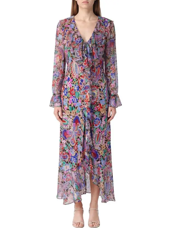 Rixo Paisley Print Maxi Dress - Multicolor